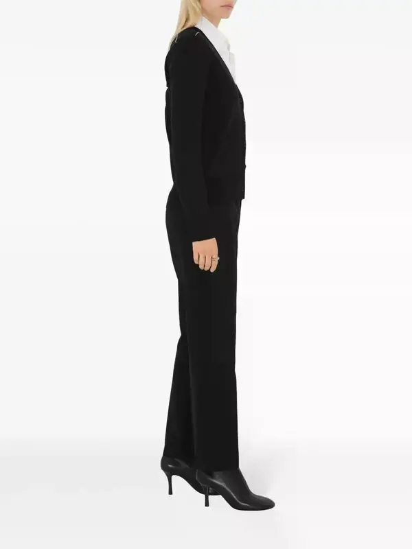 Burberry Mirrored Horse Intarsia-knit Cardigan