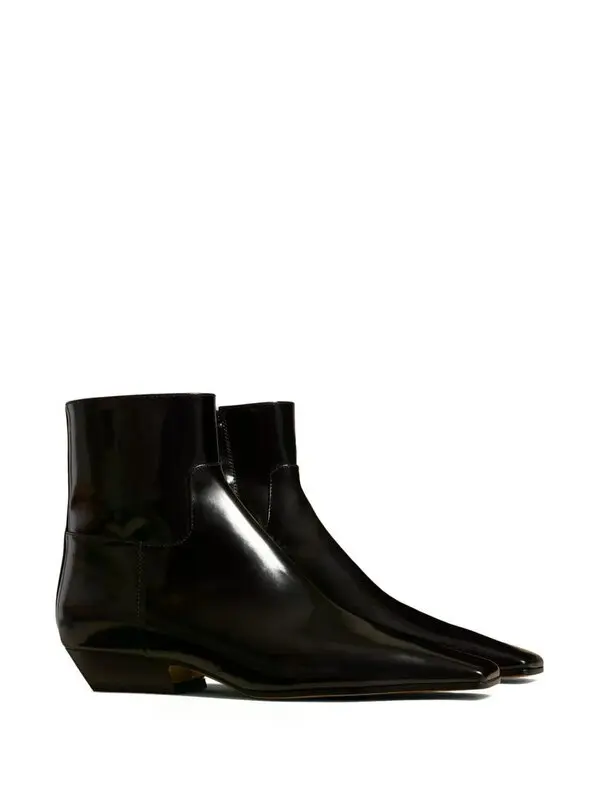 Khaite The Marfa Ankle Leather Boots