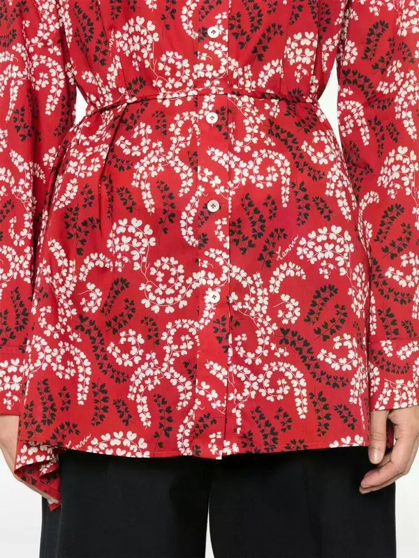 LANVIN Printed Cotton Shirt