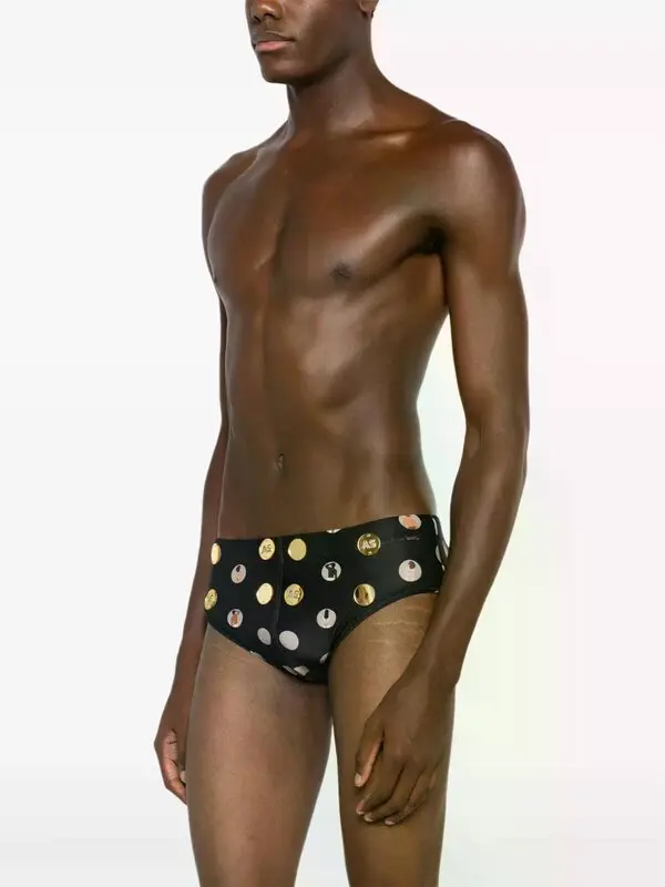 AMIR SLAMA Graphic-print Swim Trunks