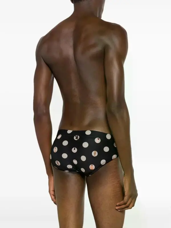 AMIR SLAMA Graphic-print Swim Trunks