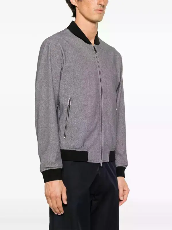 BOSS Houndstooth Zip-up Jacket