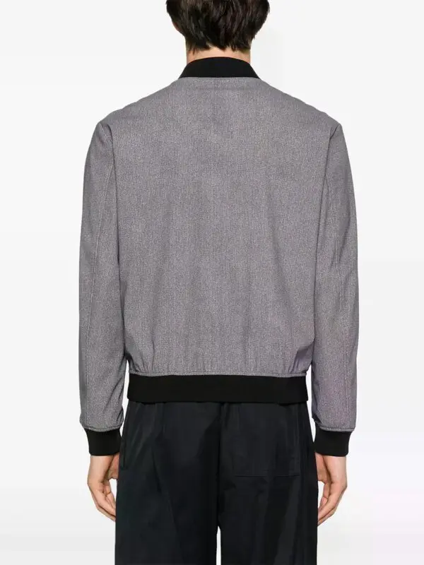 BOSS Houndstooth Zip-up Jacket