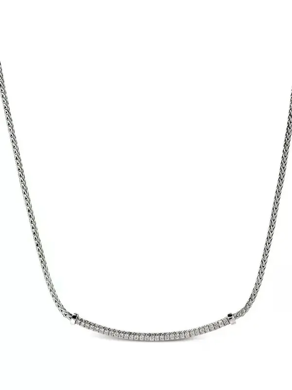 John Hardy Jh Essential Diamond Necklace - Silver