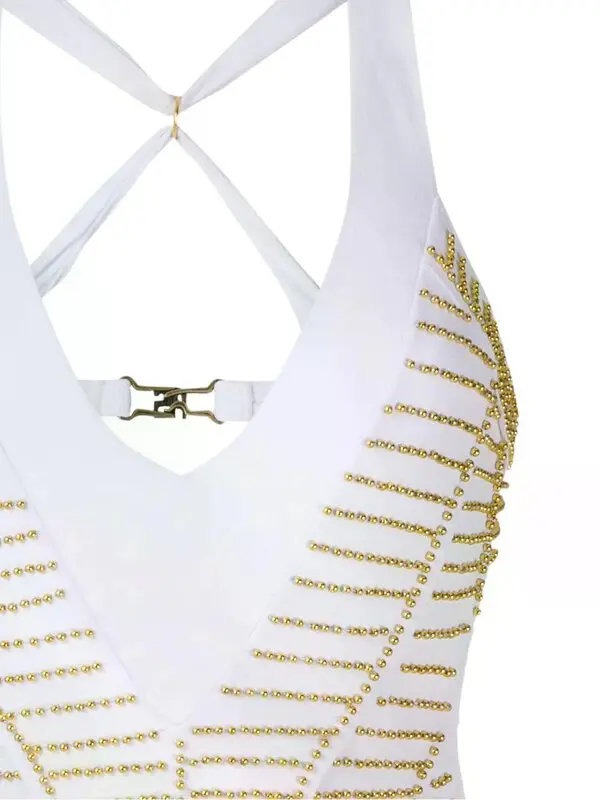 AMIR SLAMA Back Cross Straps One Piece Swimsuit