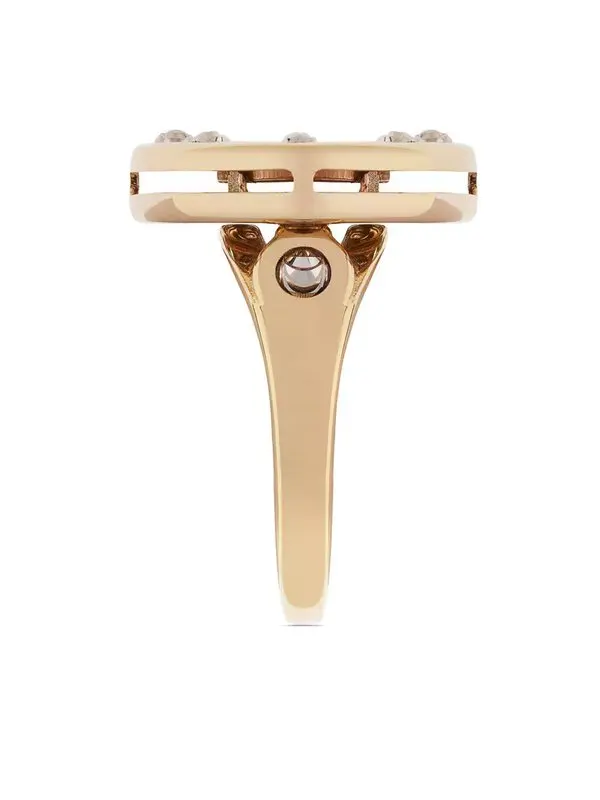OFFICINA BERNARDI 18kt Yellow And White Senzatempo Ruby Ring