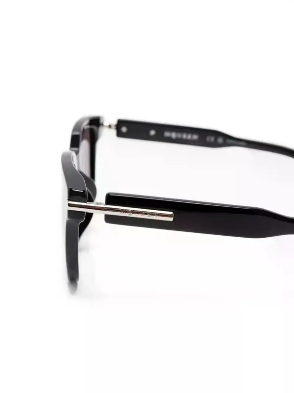 Alexander McQueen Am0496sa 001 Sunglasses - Black