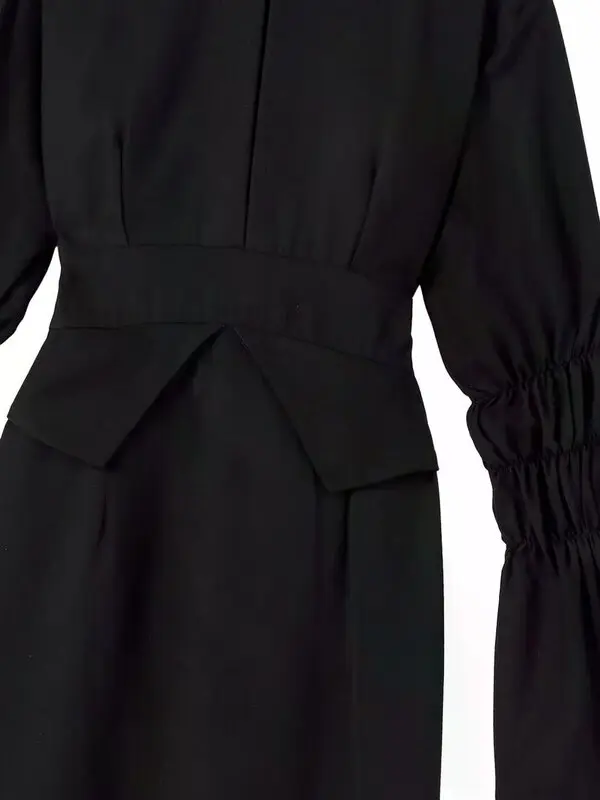 DESTREE Keith Ruched-sleeve Dress