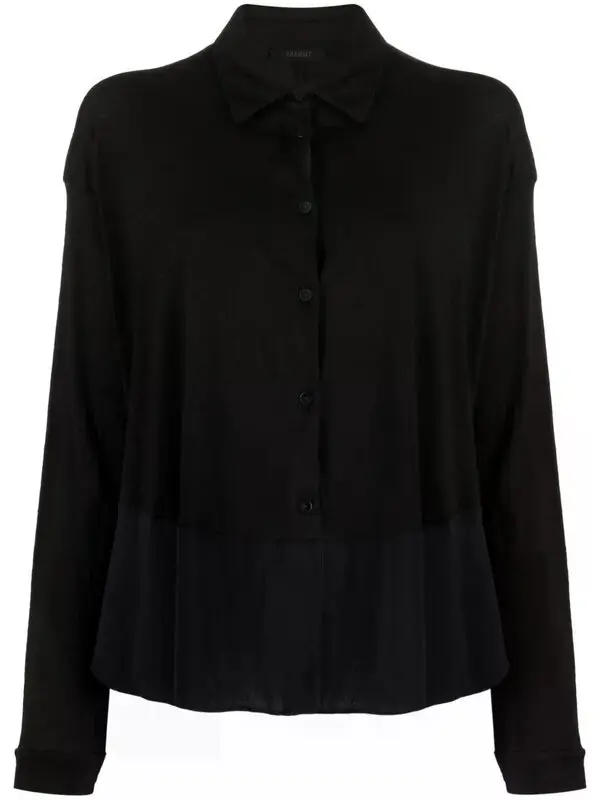 Transit Panelled Virgin Wool-blend Top