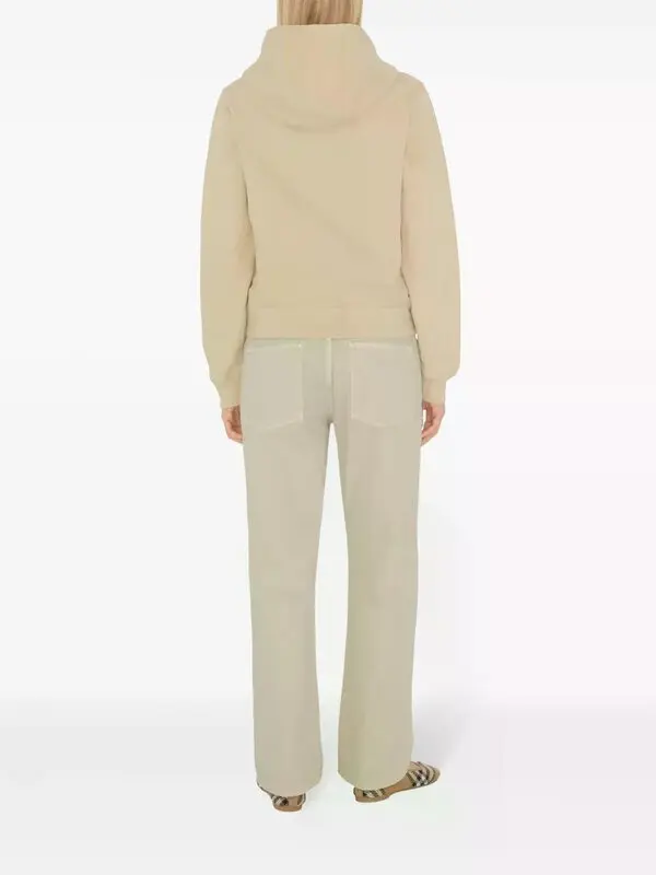 Burberry Check Label Zip Hoodie