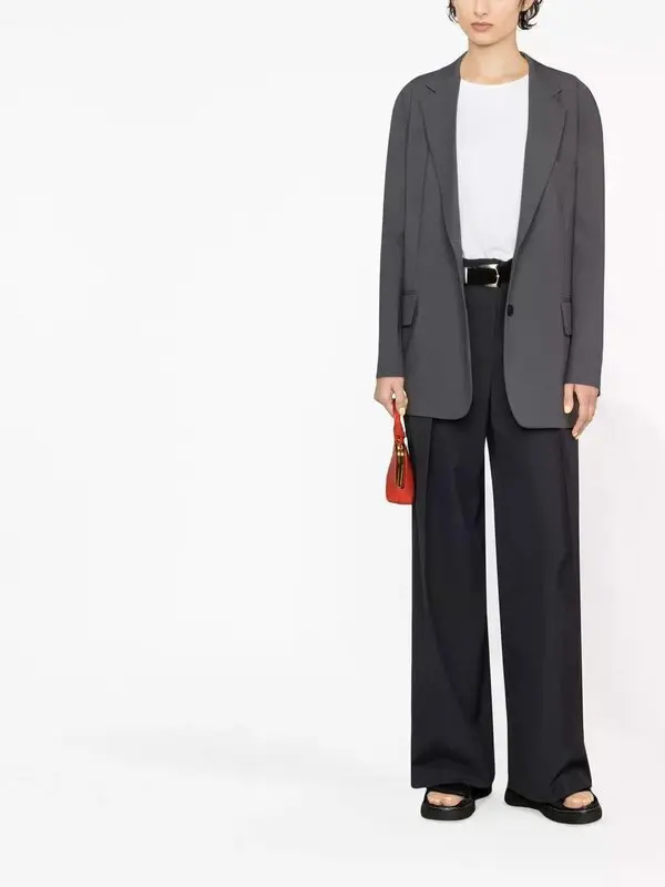 THE FRANKIE SHOP Bea Single-breasted Blazer - Grey
