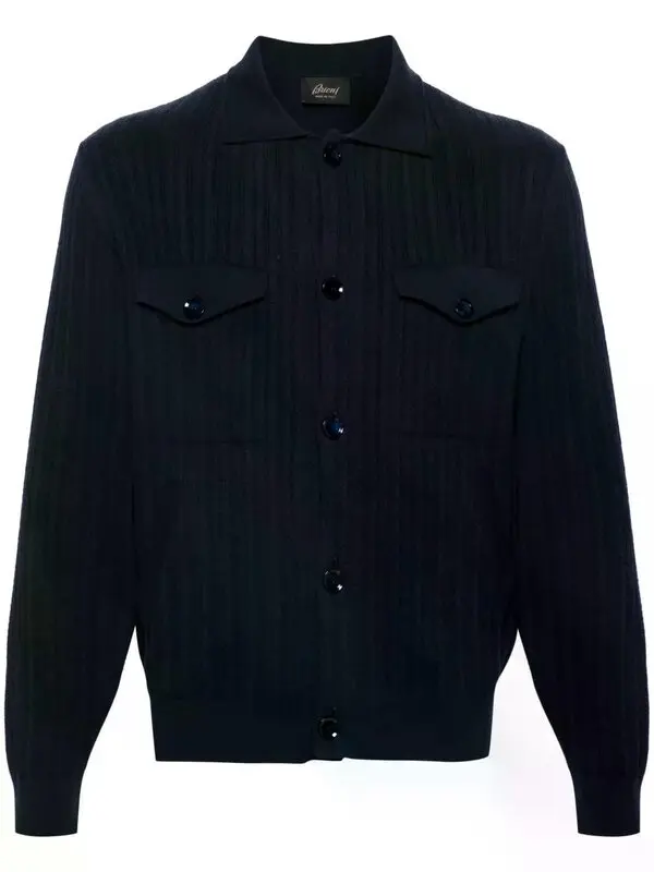 Brioni Spread-collar Buttoned Cardigan