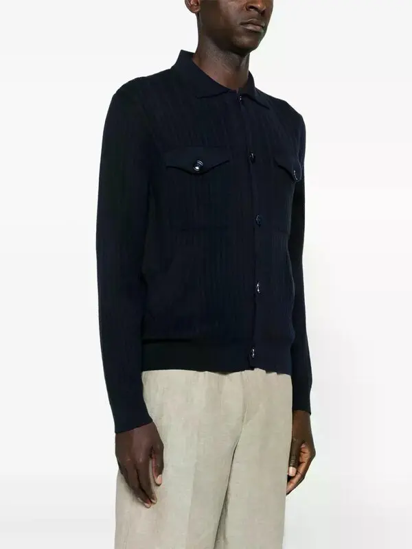 Brioni Spread-collar Buttoned Cardigan