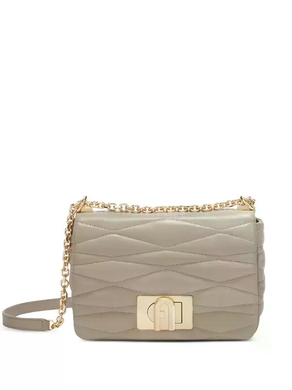 Furla Quilted Crossbody Bag - Neutrals