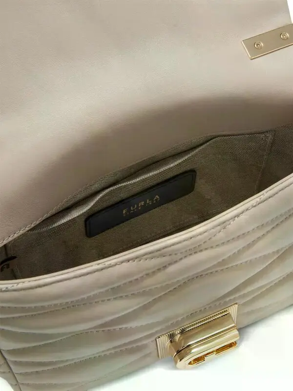 Furla Quilted Crossbody Bag - Neutrals