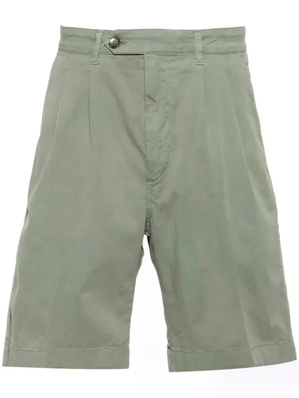 Canali Mid-rise Chino Shorts