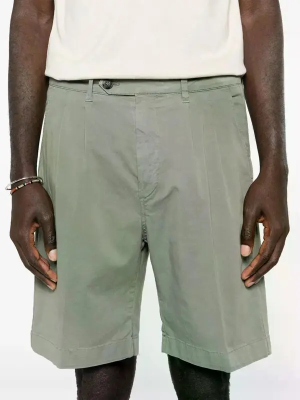 Canali Mid-rise Chino Shorts