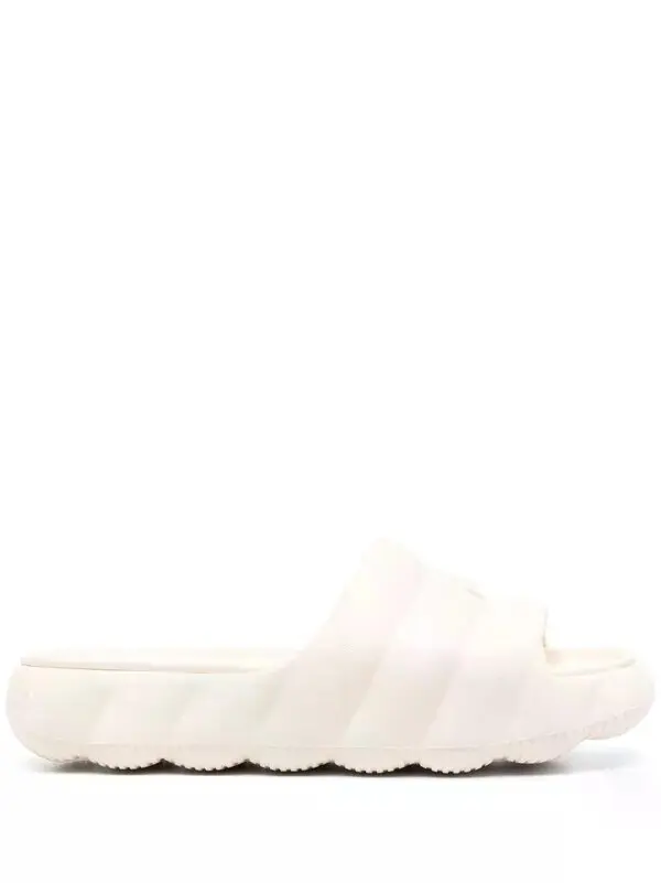 Moncler Lilo Quilted Slides - Neutrals