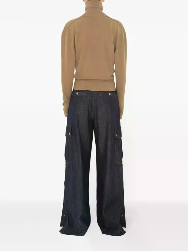 Burberry High-neck Wool Jumper - Brown