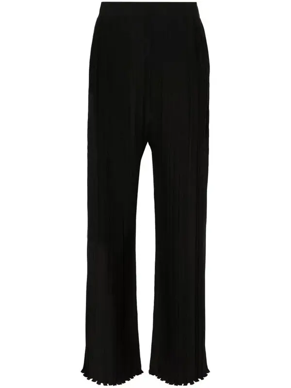 LANVIN Plissé Wide-leg Trousers