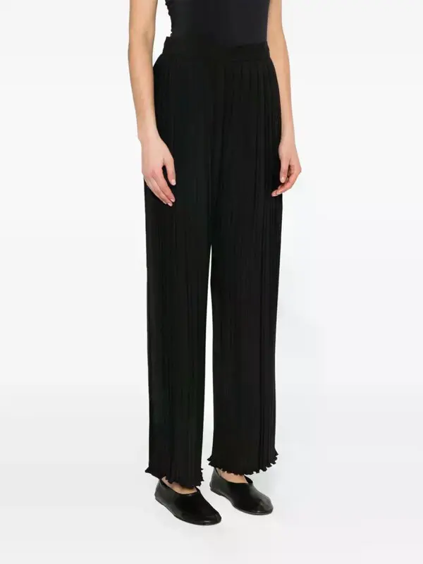 LANVIN Plissé Wide-leg Trousers