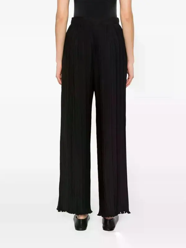 LANVIN Plissé Wide-leg Trousers