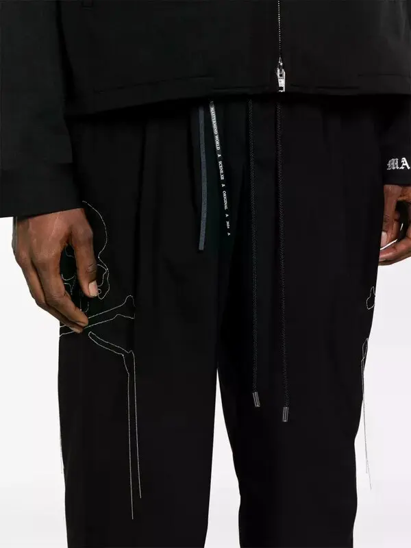 MASTERMIND WORLD Beaded-skull Wool Trousers