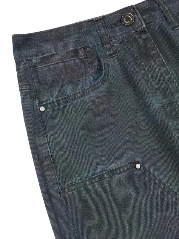 STUDIO TOMBOY Washed-denim Maxi Skirt