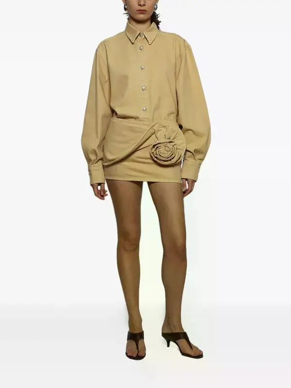 Magda Butrym Floral-embellished Miniskirt