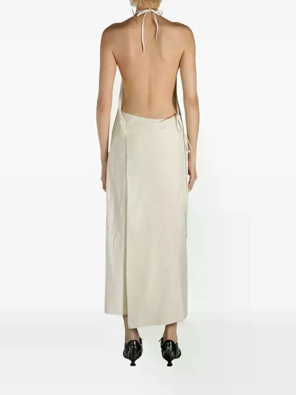 BASERANGE Silk Halterneck Dress