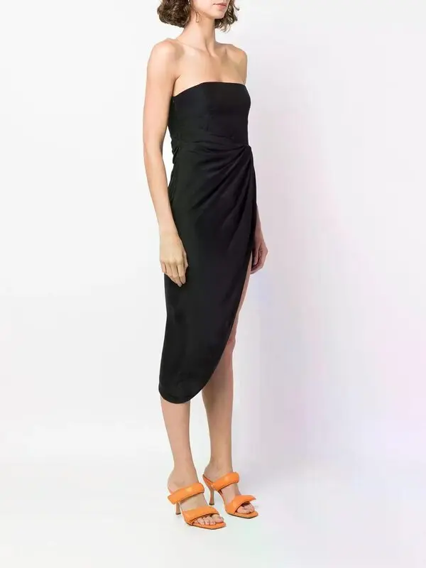 Gauge81 Lica Strapless Gathered Dress