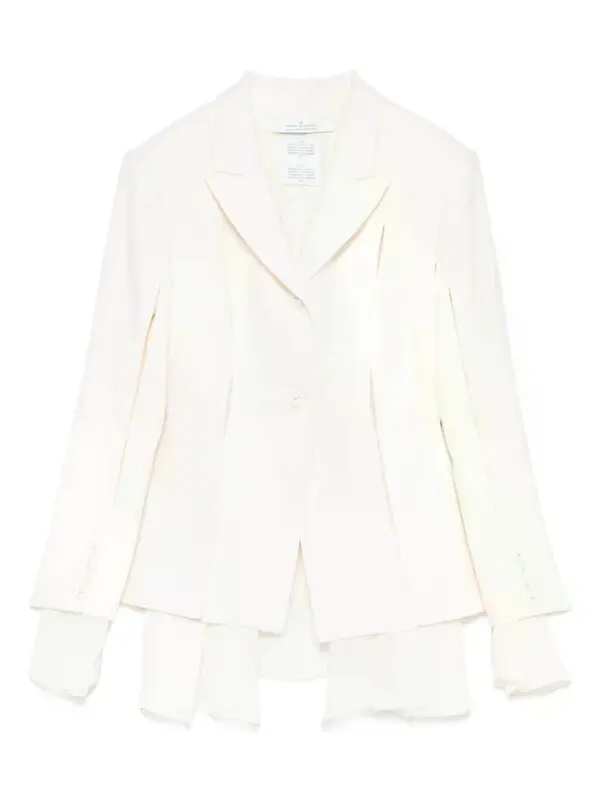 Rokh Cut-out Layered Blazer