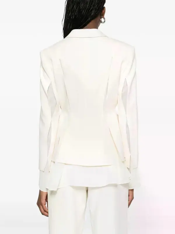 Rokh Cut-out Layered Blazer