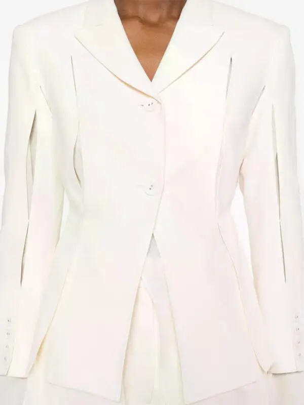 Rokh Cut-out Layered Blazer