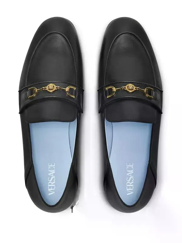 Versace Medusa '95 Leather Slippers