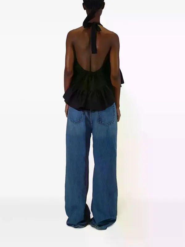 Azeeza Winston Cotton Blouse - Black