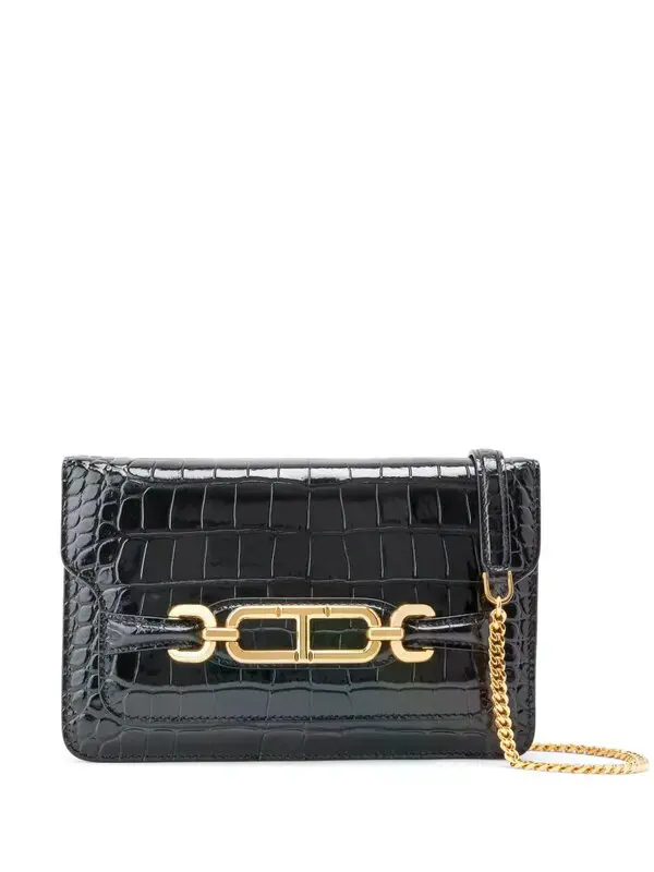 TOM FORD Whitney Crocodile-effect Shoulder Bag