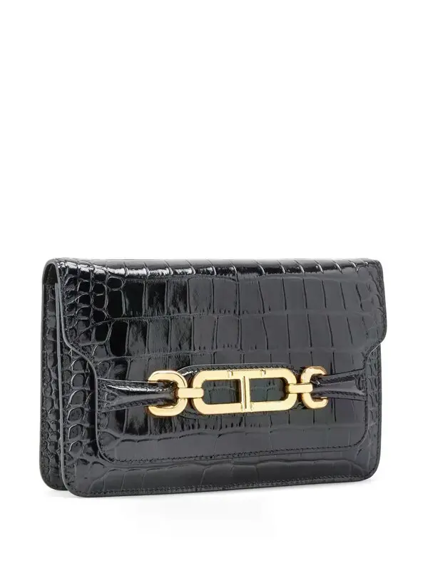 TOM FORD Whitney Crocodile-effect Shoulder Bag