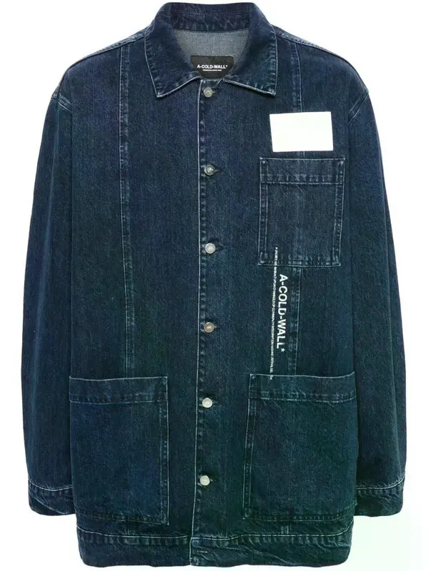 A-COLD-WALL* Logo-print Denim Jacket