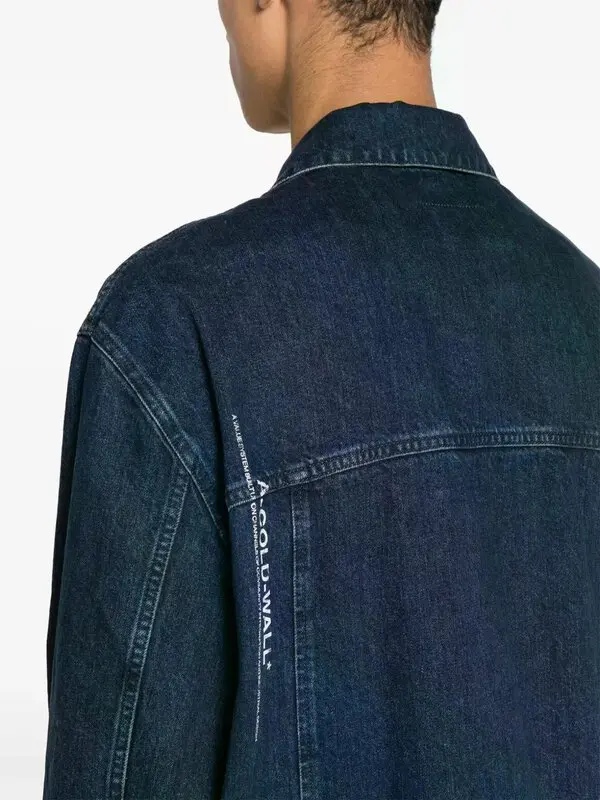 A-COLD-WALL* Logo-print Denim Jacket