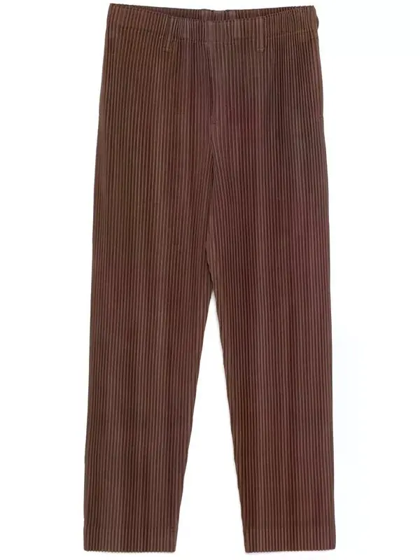 Issey Miyake Chocolate Pleated Trousers