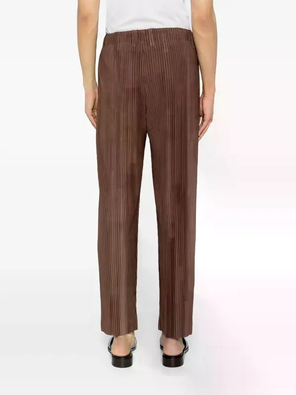 Issey Miyake Chocolate Pleated Trousers