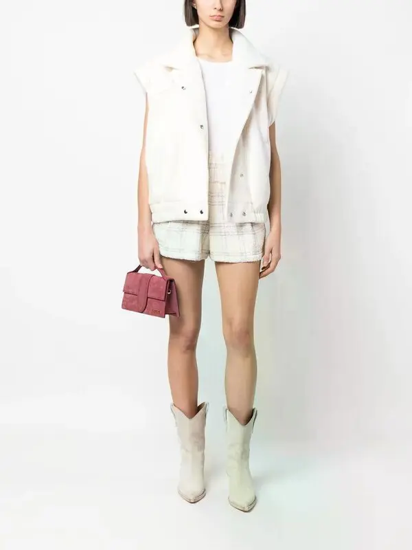 IRO PARIS High-waist Tweed Shorts