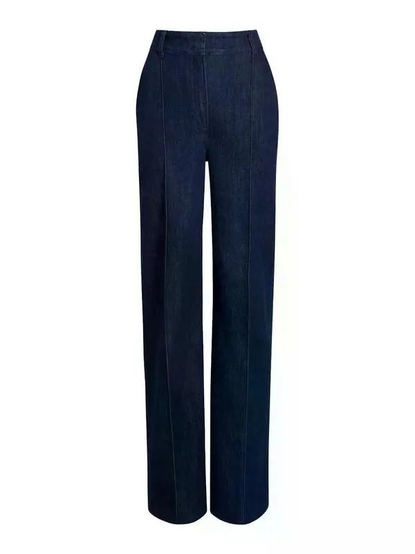 Another Tomorrow High-rise Wide Leg Denim Trousers