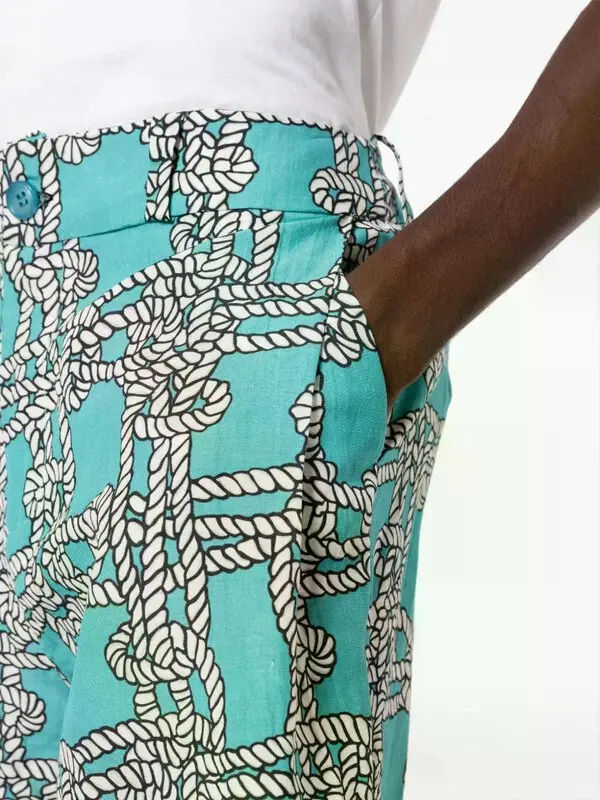 AMIR SLAMA Rope-print Shorts