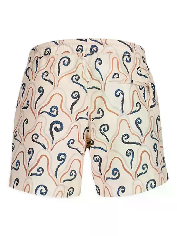 Commas Plant-print Swim Shorts