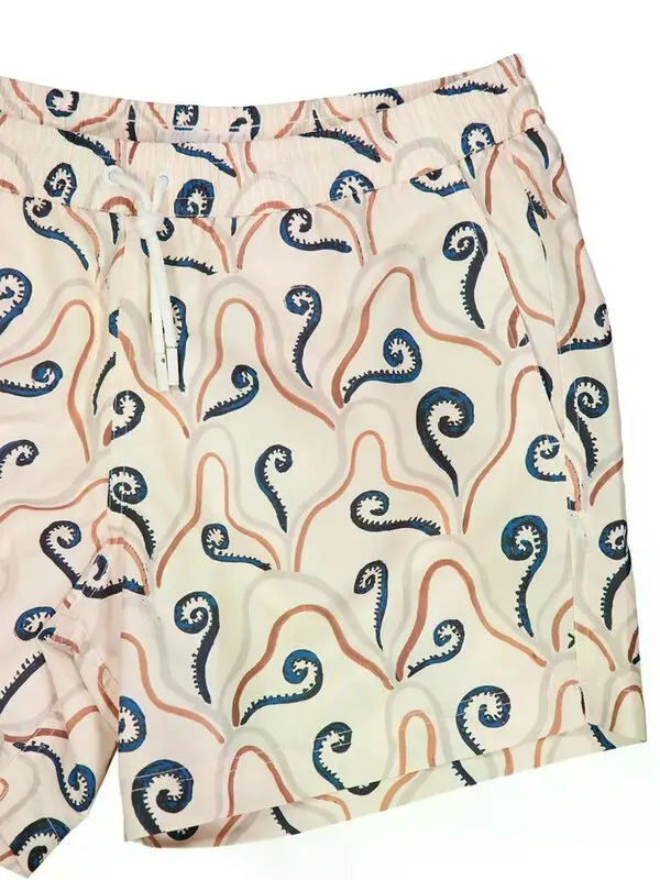Commas Plant-print Swim Shorts