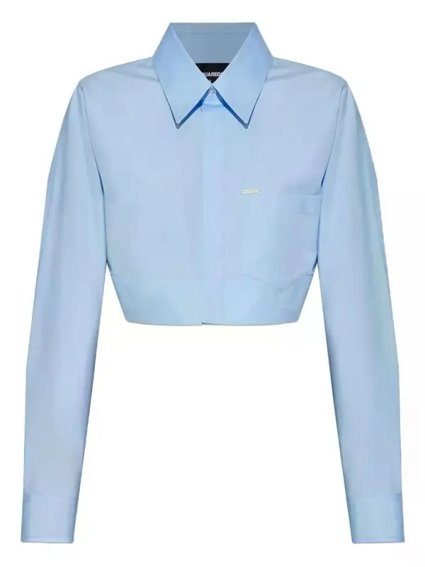 Dsquared2 Cropped Cotton Shirt