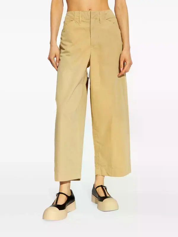 Rag & Bone Cotton-twill Cropped Trousers