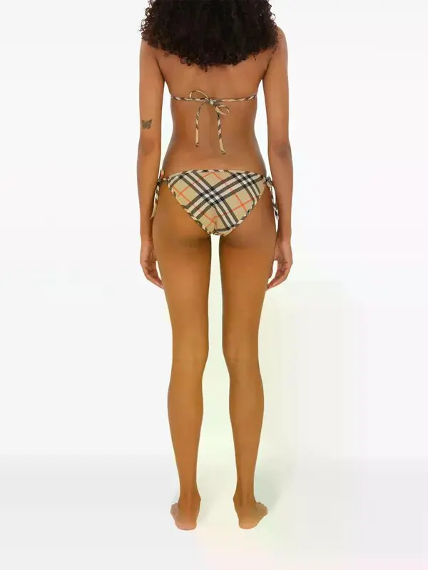 Burberry Check Halterneck Bikini Top
